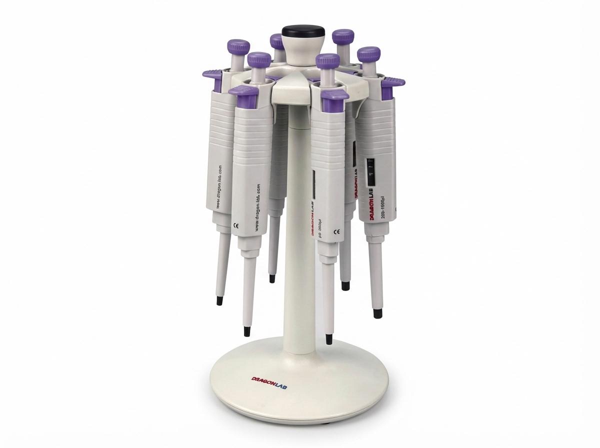 Portoir pour micropipette circulaire